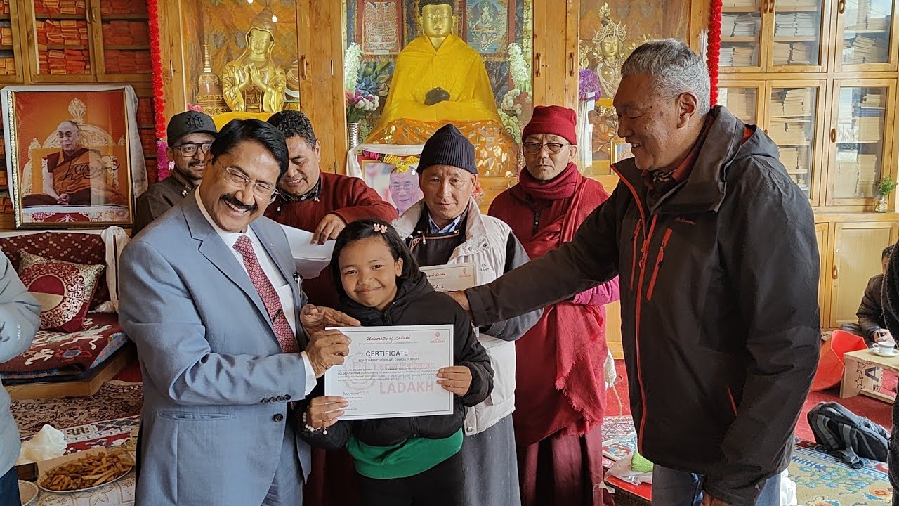 LBA & University of Ladakh's 40-day Bhoti Language Certificate Course ...