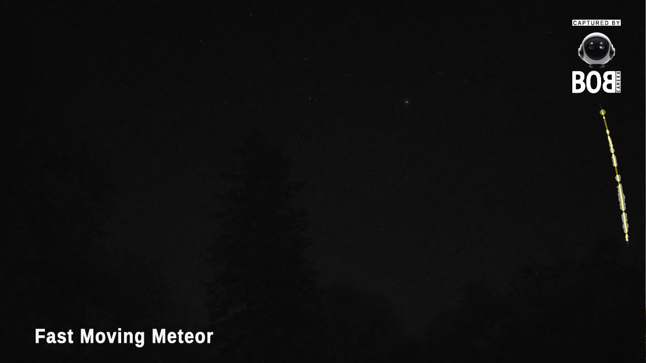 BOB Tracking A Fast Meteor 13/04/2024 22.41 LT Fr 1713040856 - YouTube