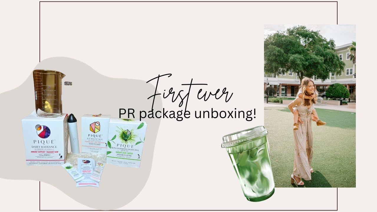 FIRST EVER PR Package Unboxing | beginning my content creation journey ...