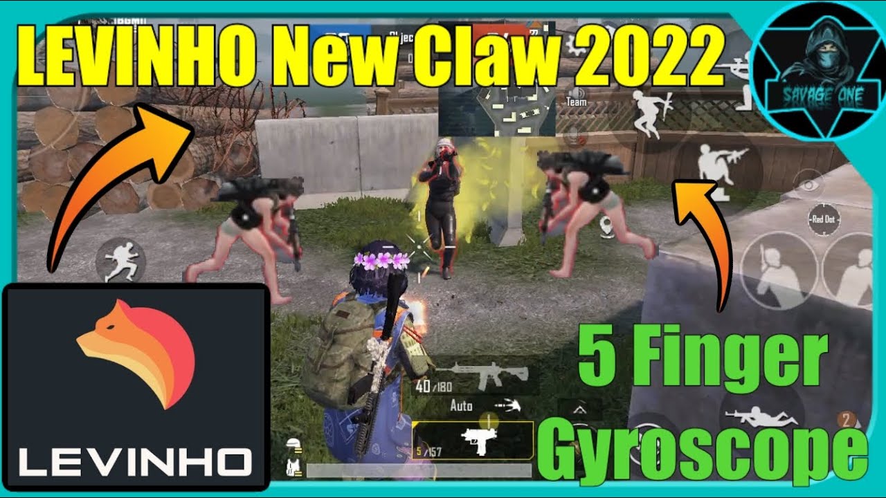 Levinho Claw Handcam and Sensitivity 😱| 5 Finger + Full Gyroscope ...