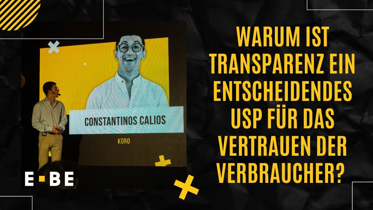 EBE23 - Warum ist Transparenz ein entscheidendes USP für das Vertrauen ...