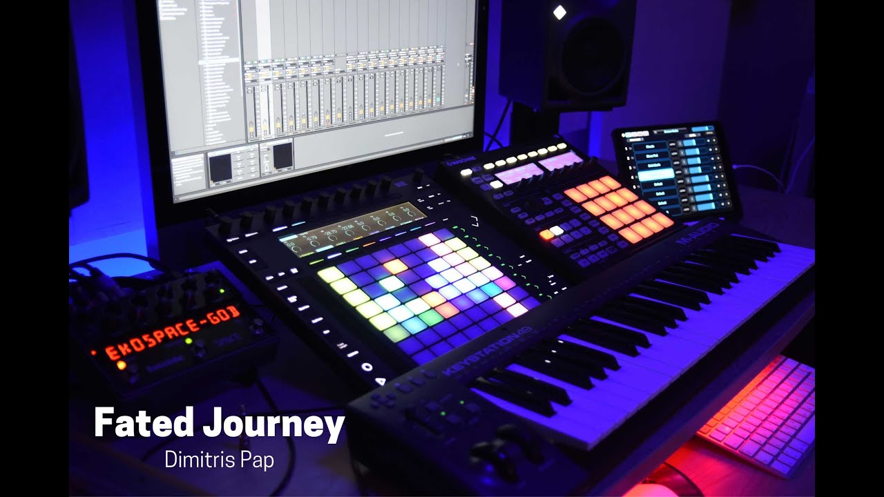 Fated Journey | electronic music live performance | with ableton push 2 ...