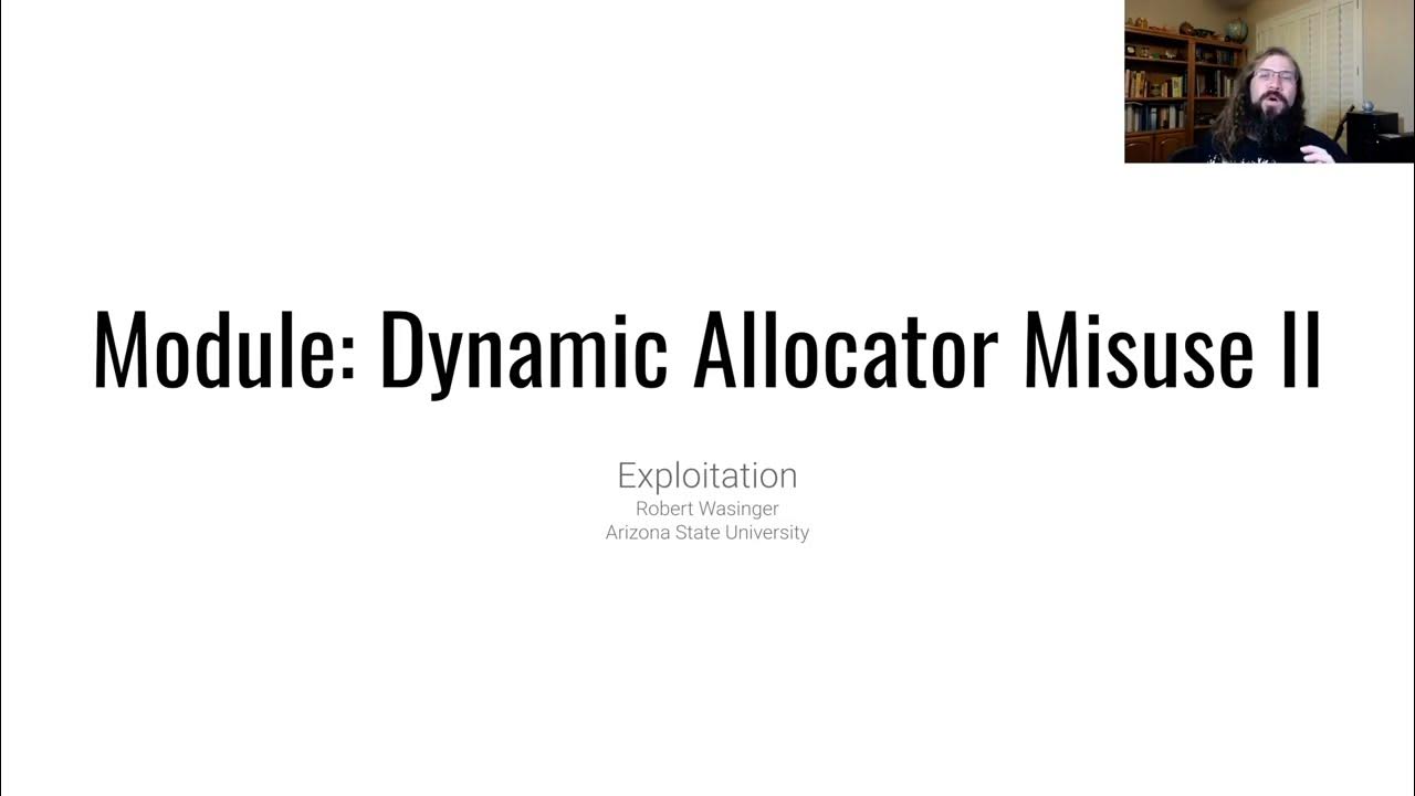 Dynamic Allocator II - Exploitation - YouTube