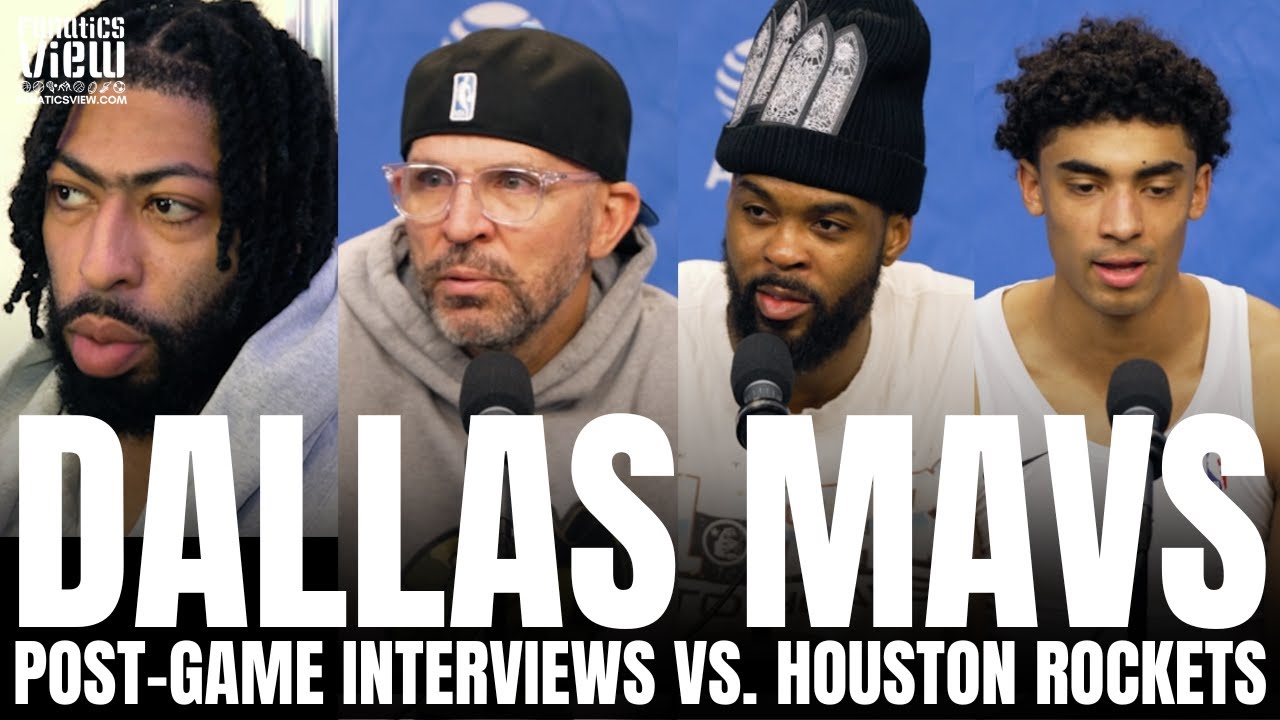 Jason Kidd, Anthony Davis, Naji Marshall & Max Christie Respond to ...