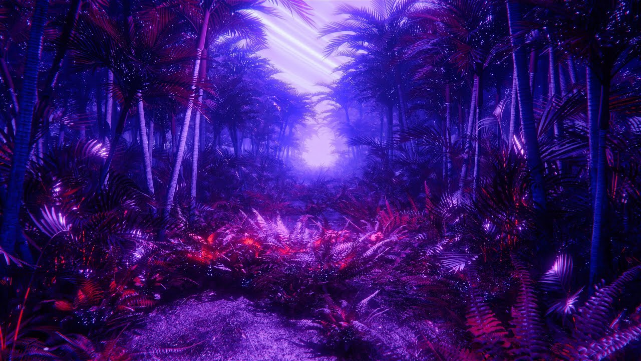 Neon Jungle - 12 Hours - 4K Ultra HD - YouTube