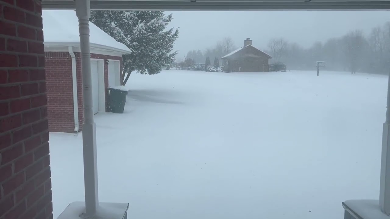 Winter Storm Garrett (January 6, 2022) (No Sound) - YouTube
