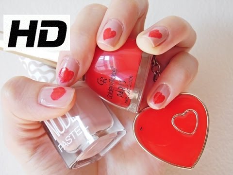 NAIL ART | Kalp Deseni