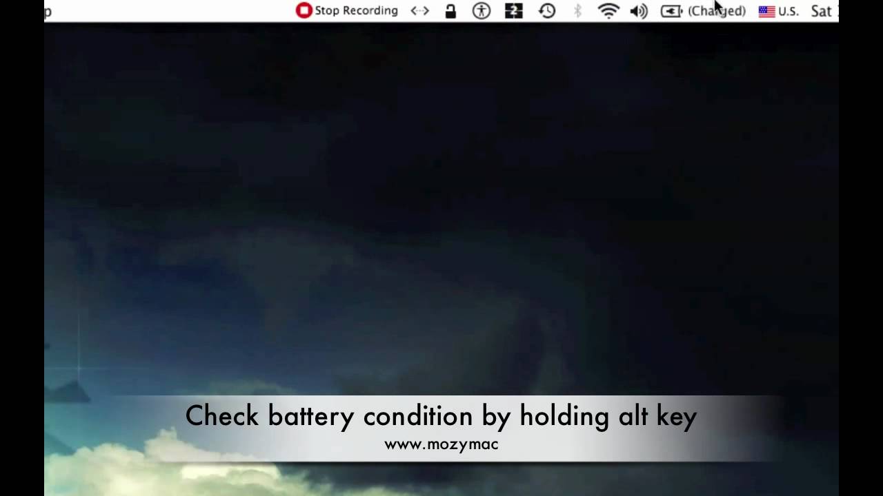 Episode 4: how to view battery condition in Mac OS X Snow Leopard - YouTube