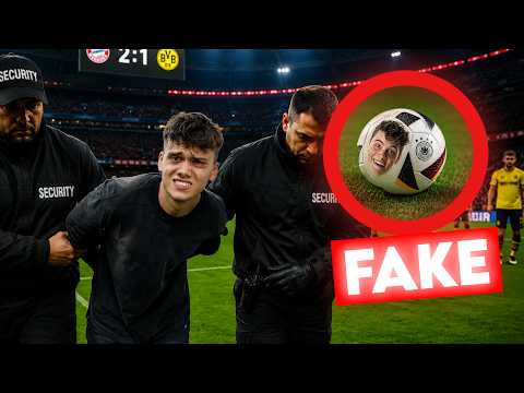 Ich habe den Spielball im Stadion ausgetauscht!