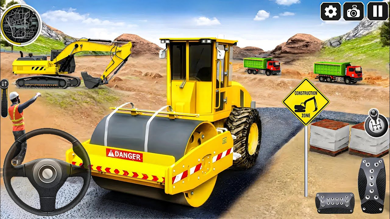 City Road Construction Simulator - City Long Highway Construction ...