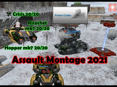 Assault Montage - Crisis and Hopper Ricochet | Tanki Online 2021 ...
