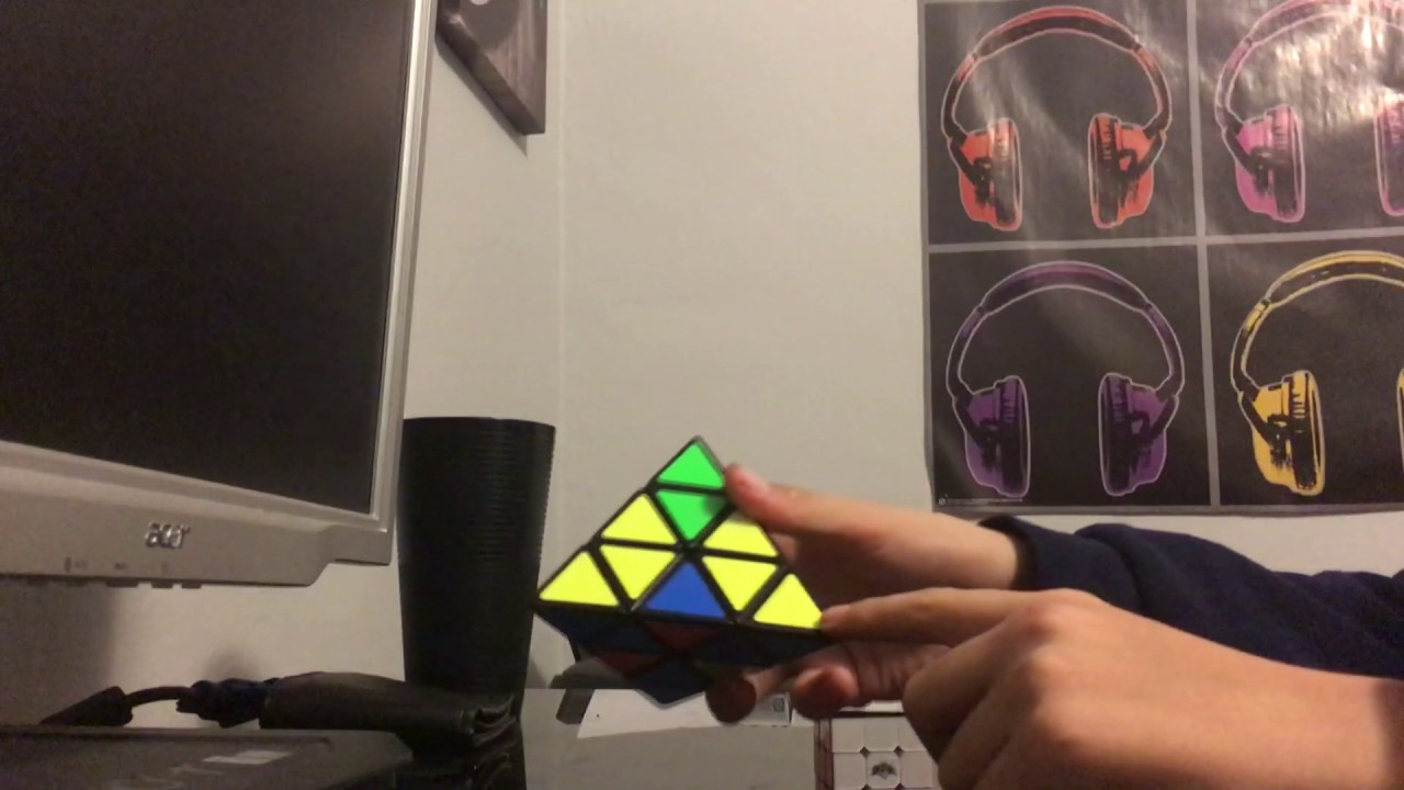 How To Solve The Pyraminx (Beginner's Method) - YouTube