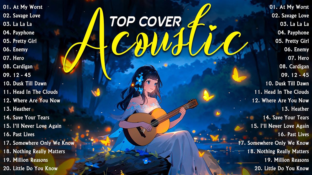 Greatest English Acoustic Cover Love Songs Playlist ️ Best Hits ...