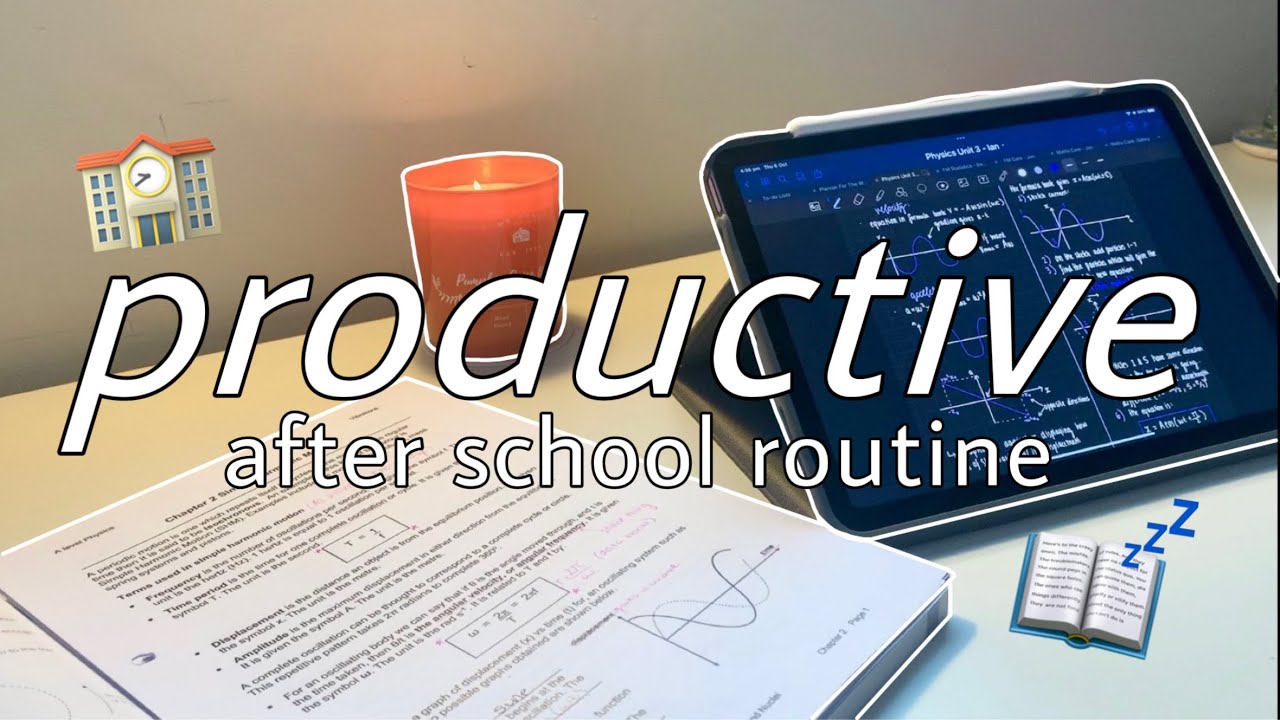 Productive After School Routine 📝 A Levels (College/Sixth Form) 📚💤 ...