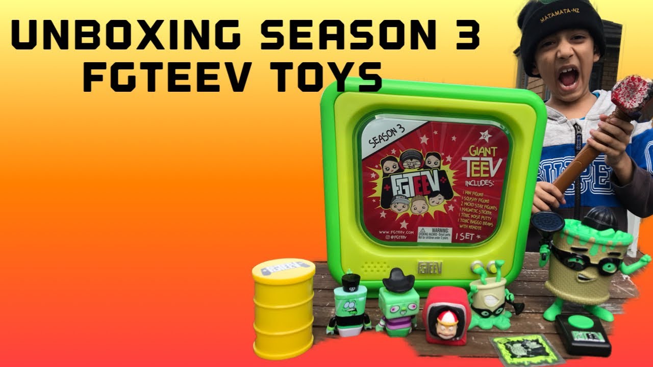 Unboxing FGTEEV Toys - Series 3 - YouTube