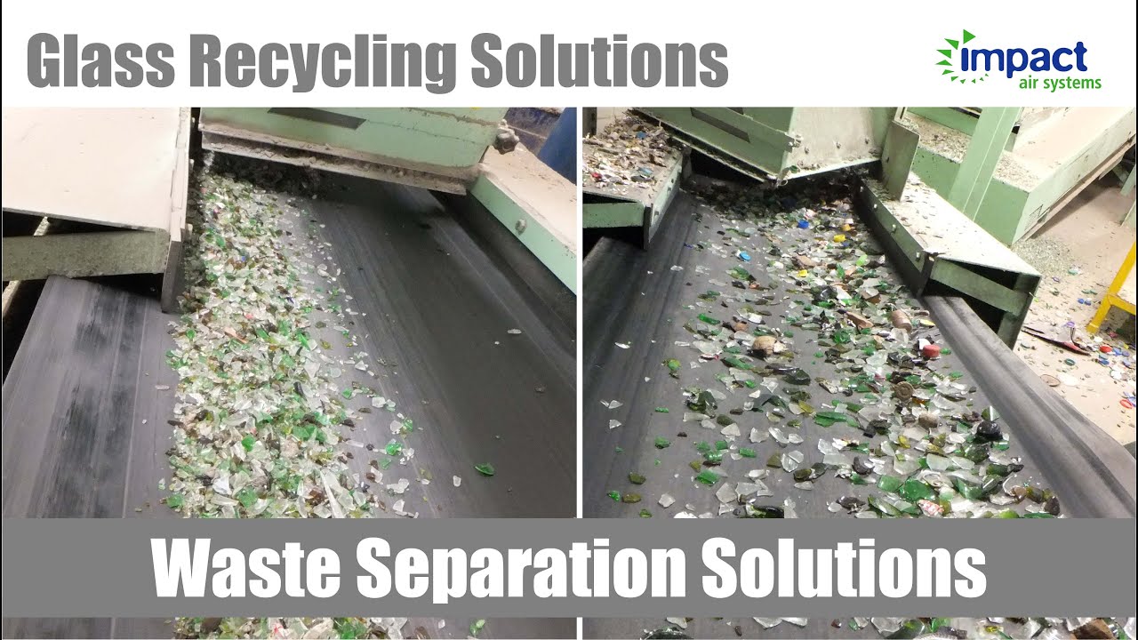 Glass Recycling - Waste Sorting Equipment - YouTube