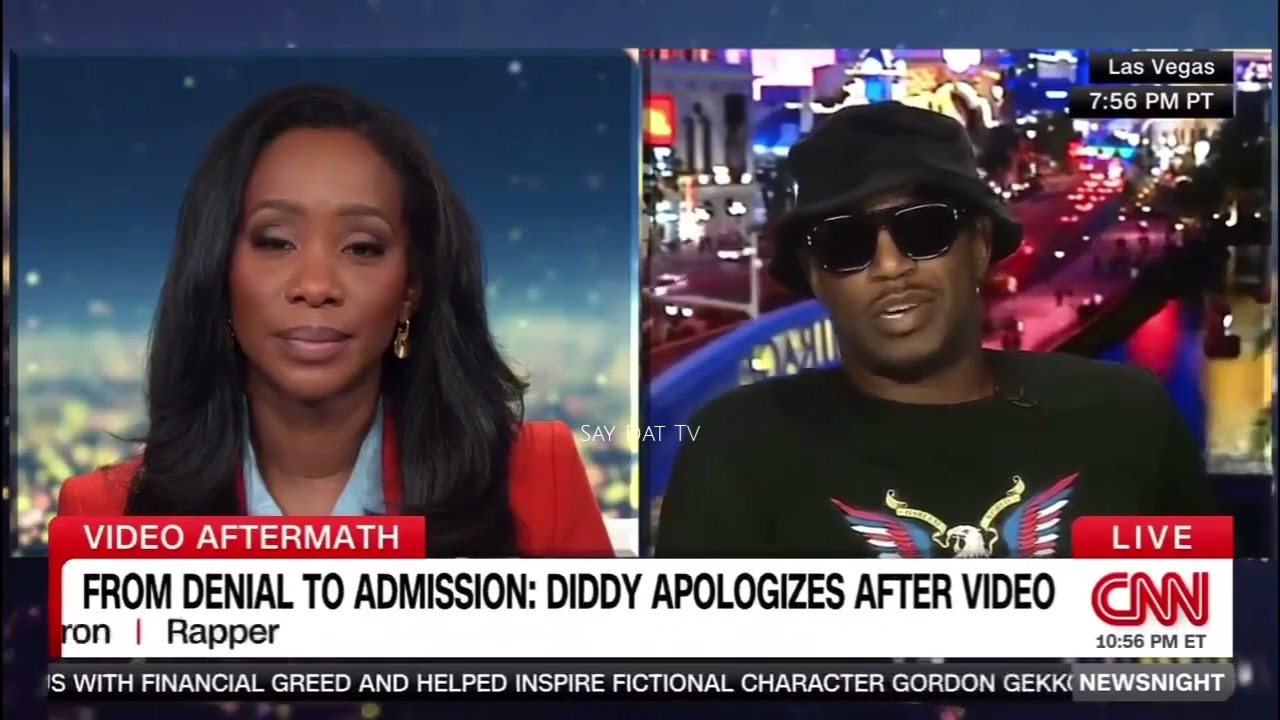 Cam'ron CNN interview with Abby Phillip about Diddy gets awkward