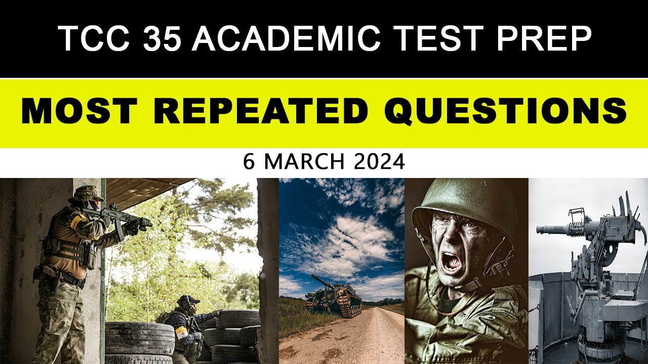 TCC 36 Academic Test | TCC Academic test Preparation | TCC Initial Test ...