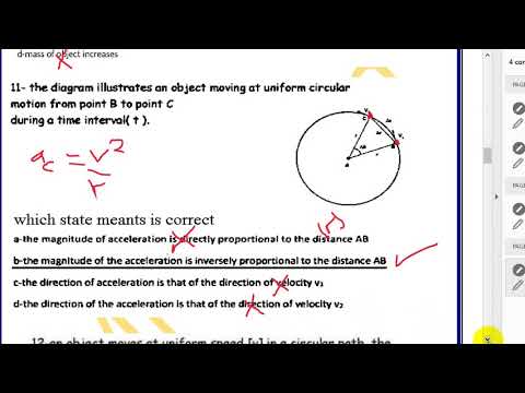 circular motion revision sec 1 - YouTube