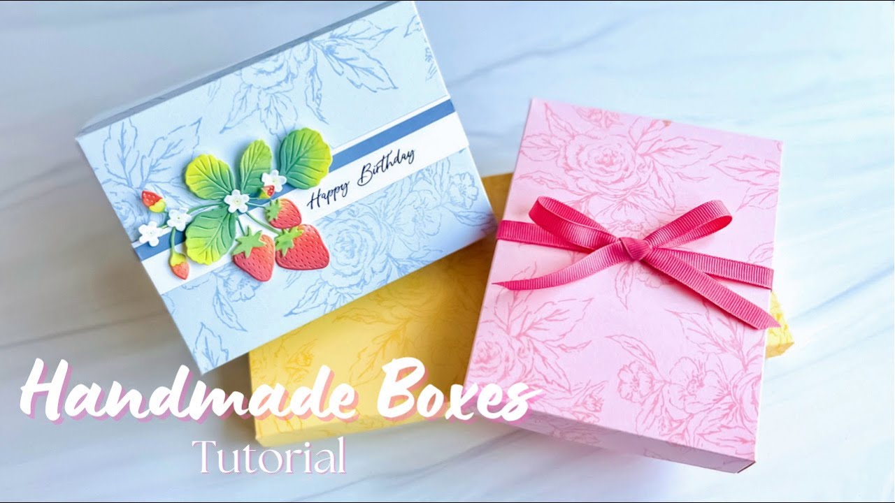 Handmade Paper Boxes - YouTube