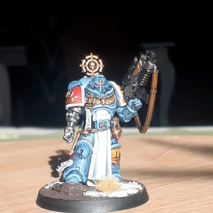 How i painted 2nd veteran of the company heroes - Space Wolves ...