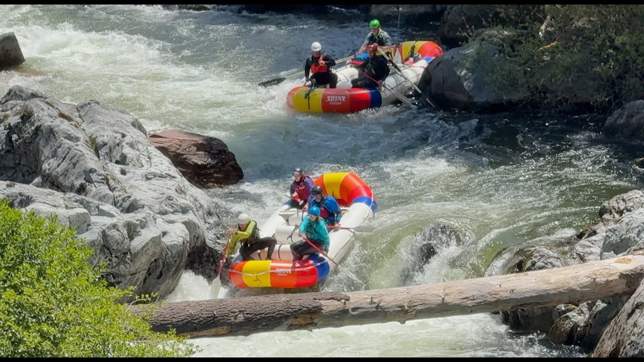 North Fork Yuba class IV whitewater rafting - YouTube