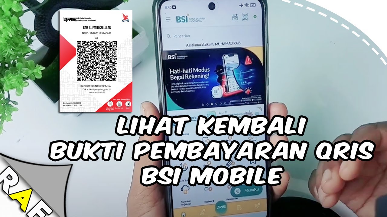 Cara Melihat kembali Bukti pembayaran Qris BSI - YouTube