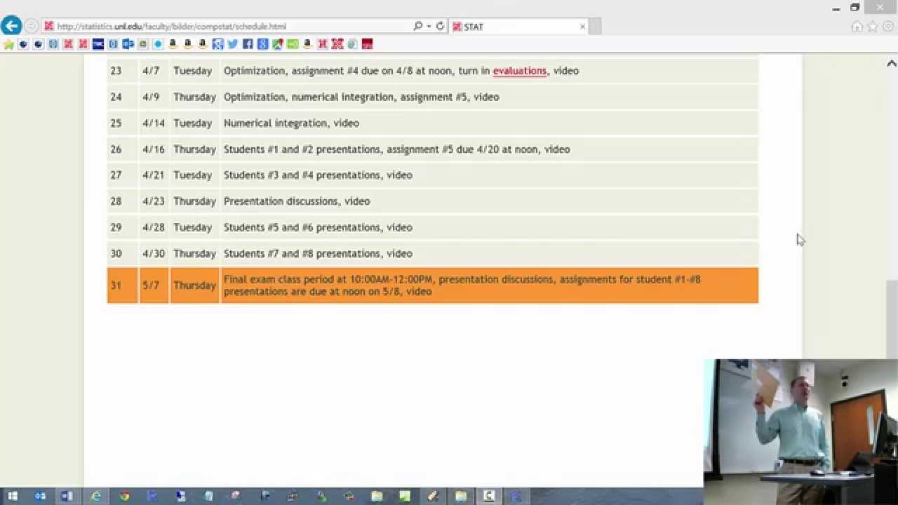 Computational Statistics - Class #23 - YouTube