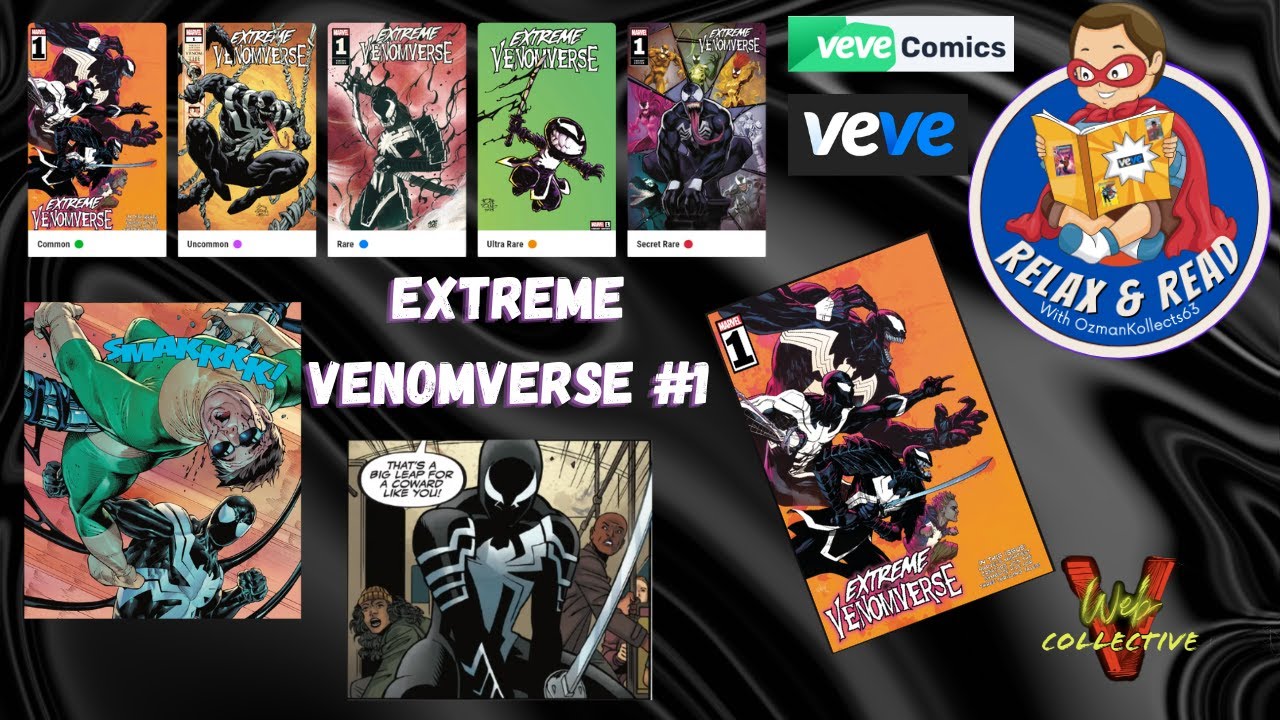 Relax and Read #26 Extreme Venomverse #1 VeVe Digital Comic Reading ...