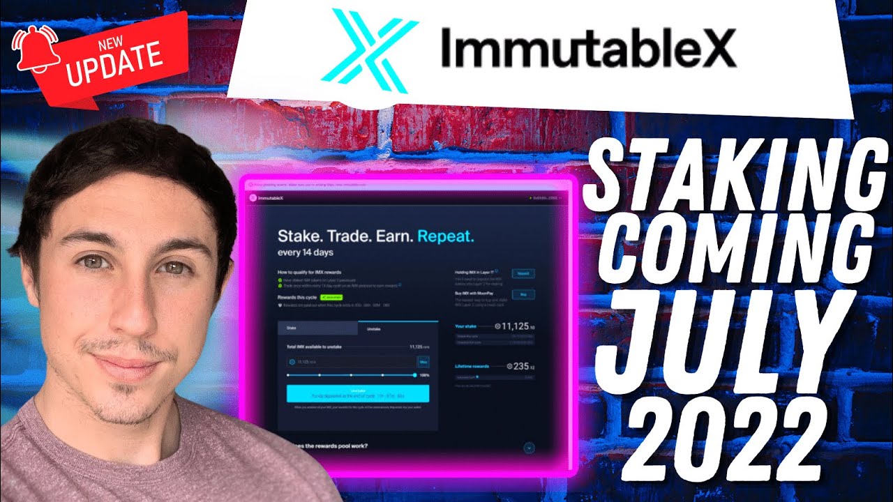Immutable X IMX Token STAKING Goes LIVE July 2022 - IMX Crypto Price ...