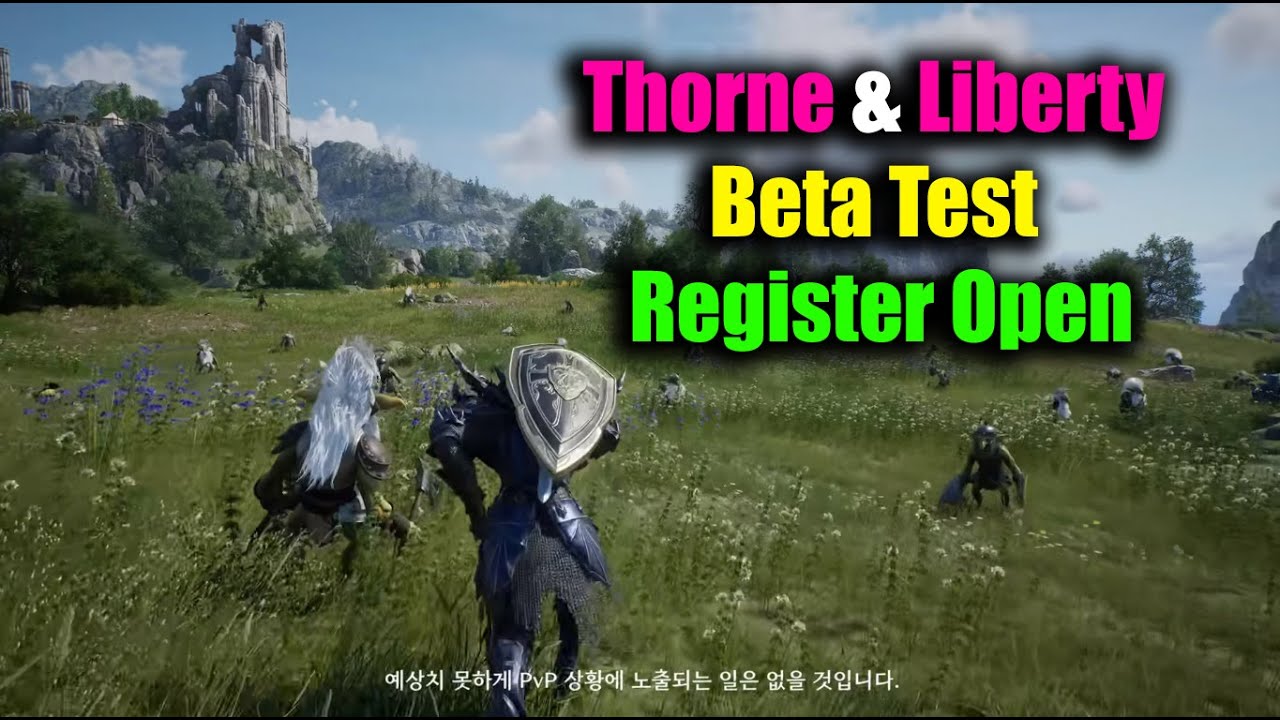 Throne & Liberty Beta Test Register Open KR - YouTube