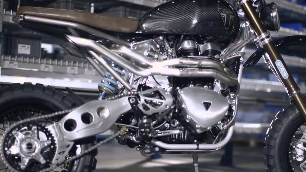 Triumph Motorcycles Factory Custom 2; The Scrambler - YouTube