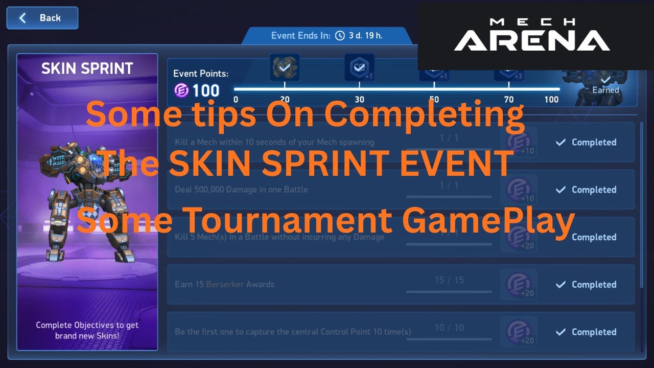 Some Tips For The New Skin Sprint Event, Tournament Gameplay With Storm ...