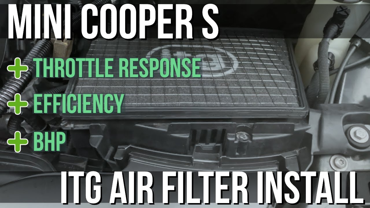 Mini Cooper S F55 F56 Air filter Install - YouTube