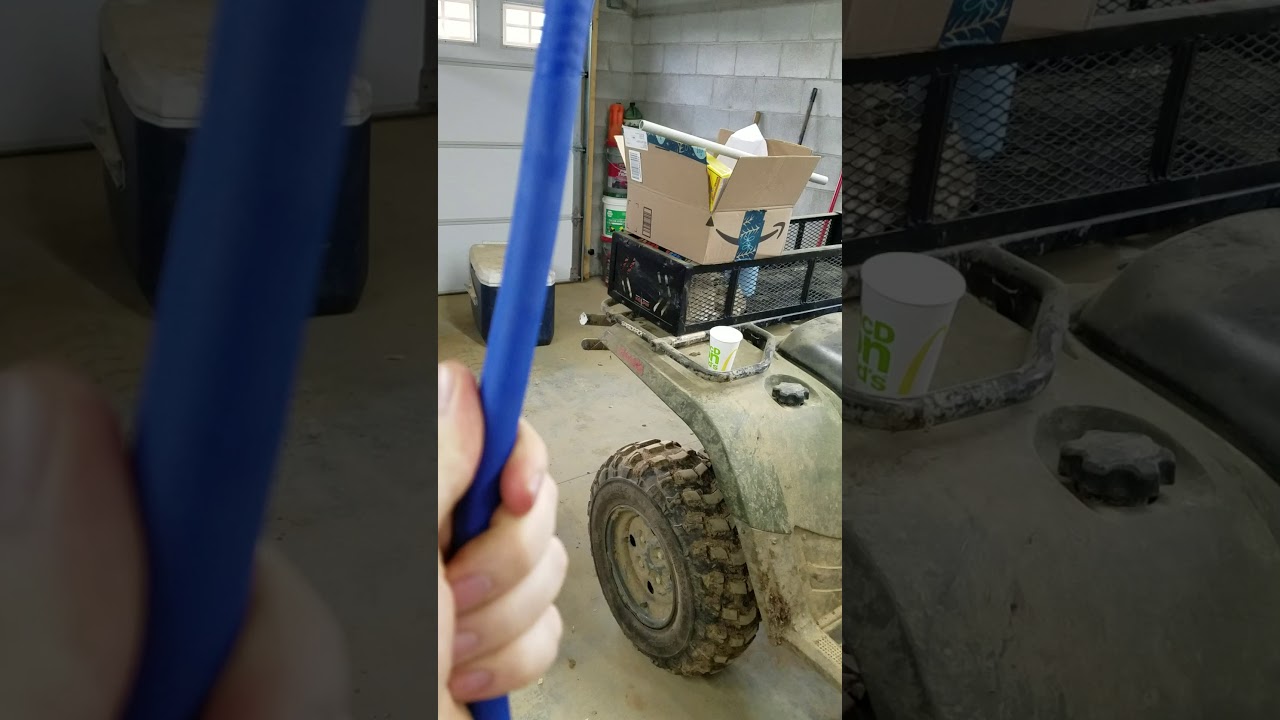 Overhead hose reel set up - YouTube