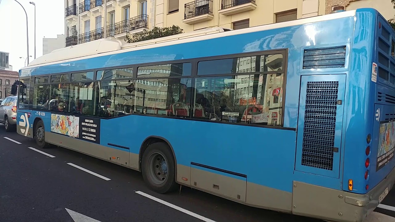 Here is the C1 bus in Madrid - YouTube