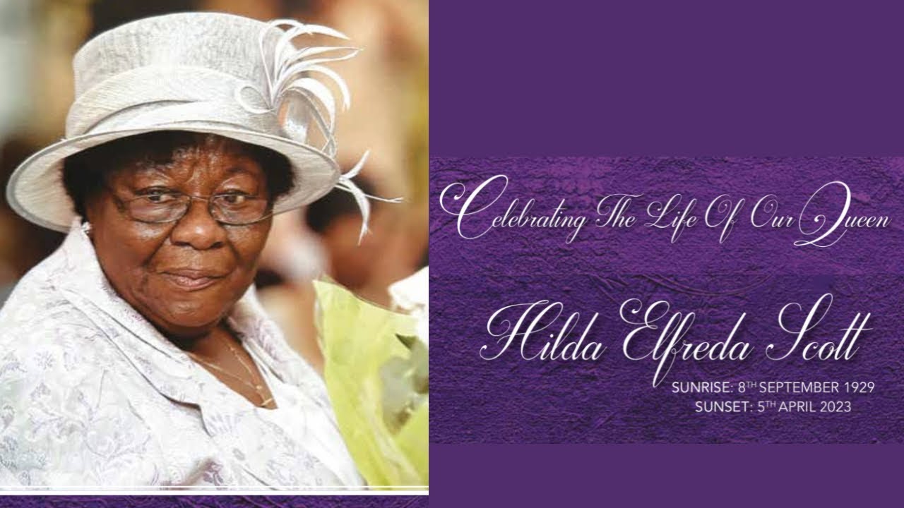 Hilda Elfreda Scott Farwell Service - YouTube