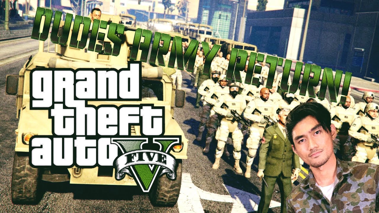 GTA 5 Online with RezZaDude - DUDES ARMY RETURN! - YouTube