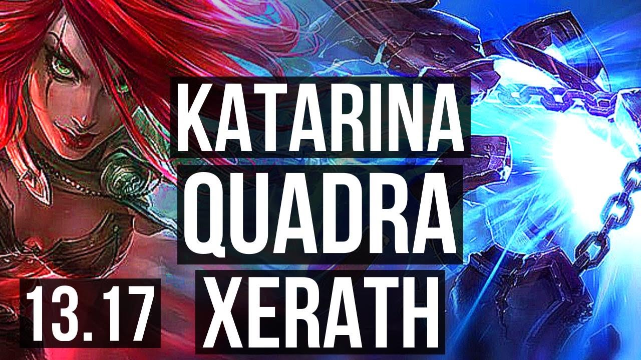 KATARINA vs XERATH (MID) | Quadra, 900+ games, Rank 8 Kata, 1.2M ...