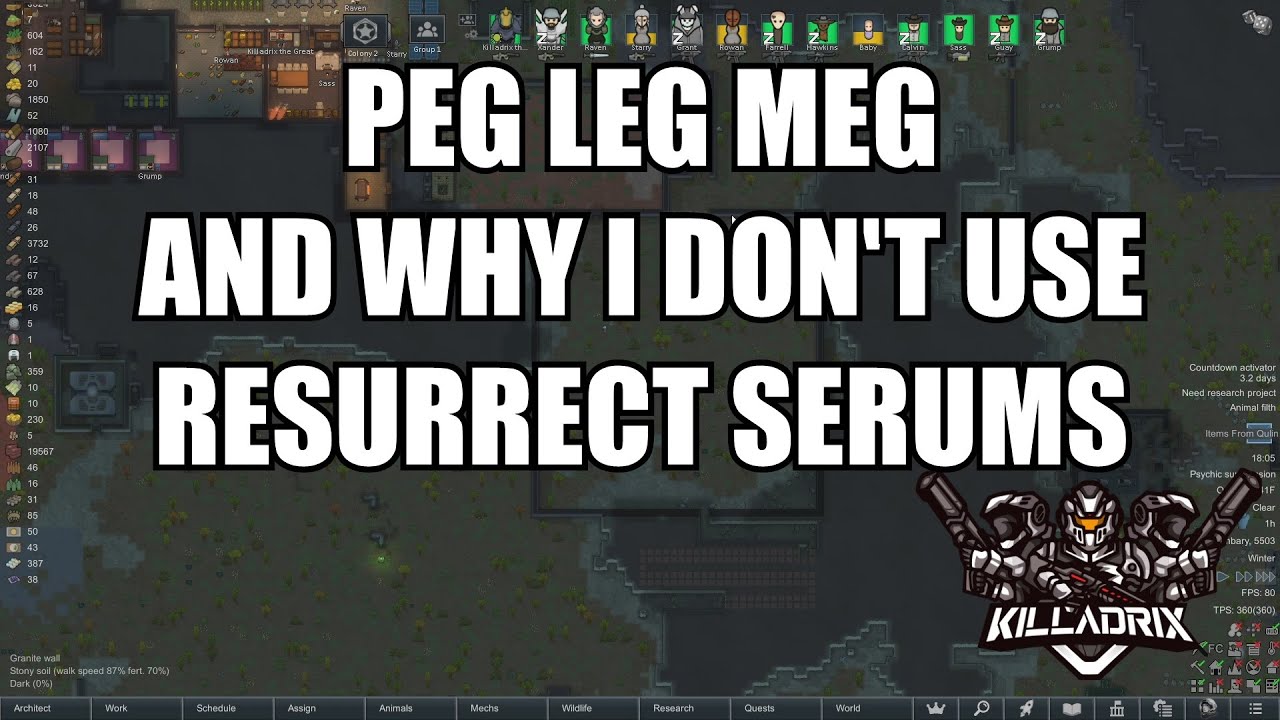 [Highlight] "Peg Leg Meg" and Why I Don't Use Resurrect Serums - YouTube