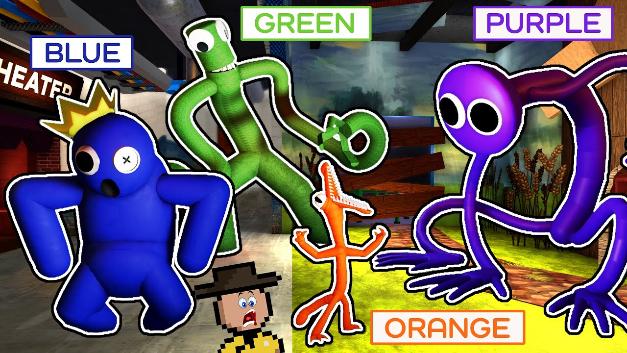 BICHO AZUL BABÃO e SEUS AMIGOS (Roblox Rainbow Friends Morphs) - YouTube