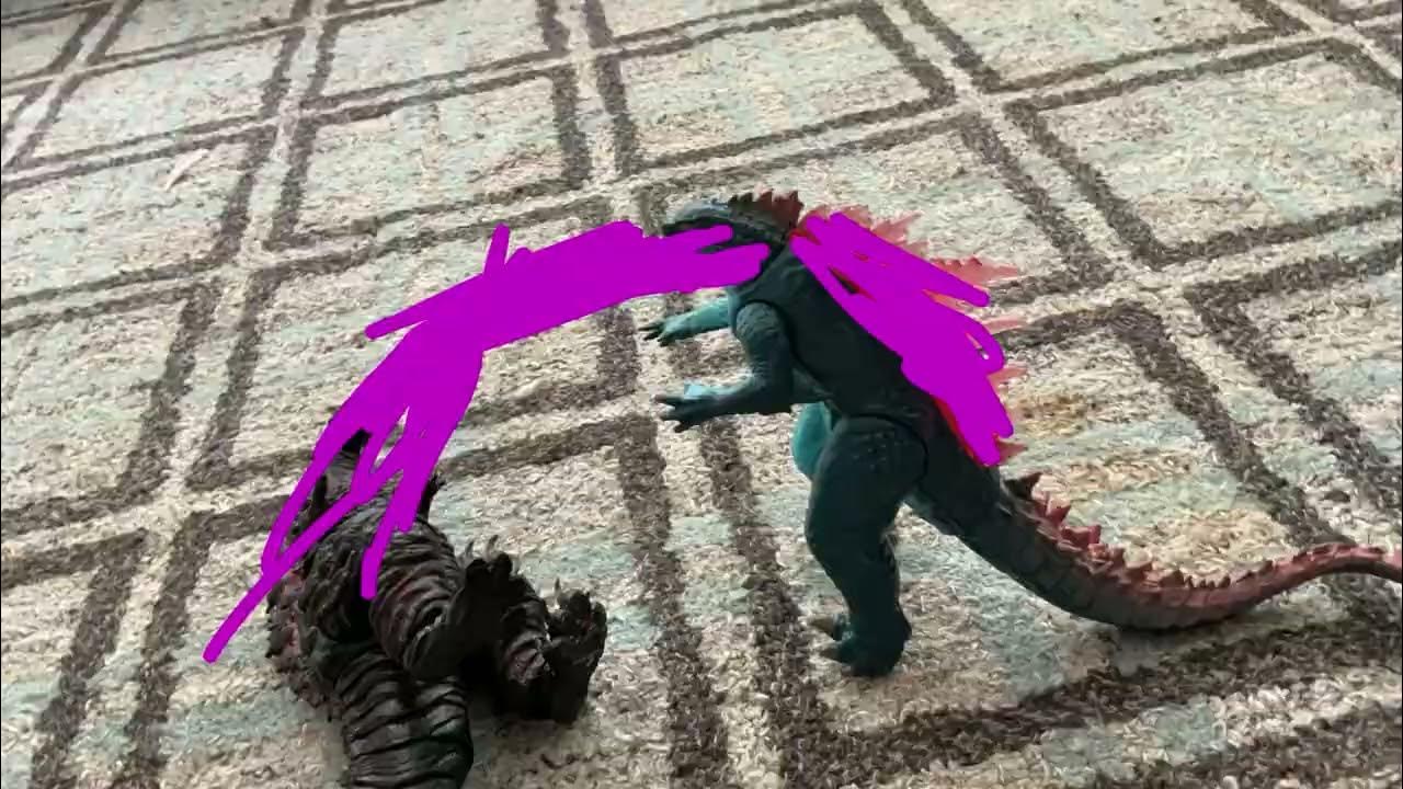 Evolved Godzilla vs Shin Godzilla stop motion - YouTube