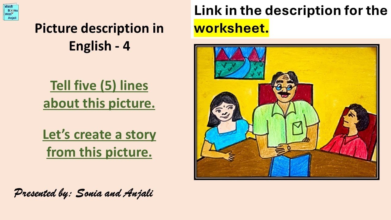 Picture writing, composition, comprehension in English. Short video ...