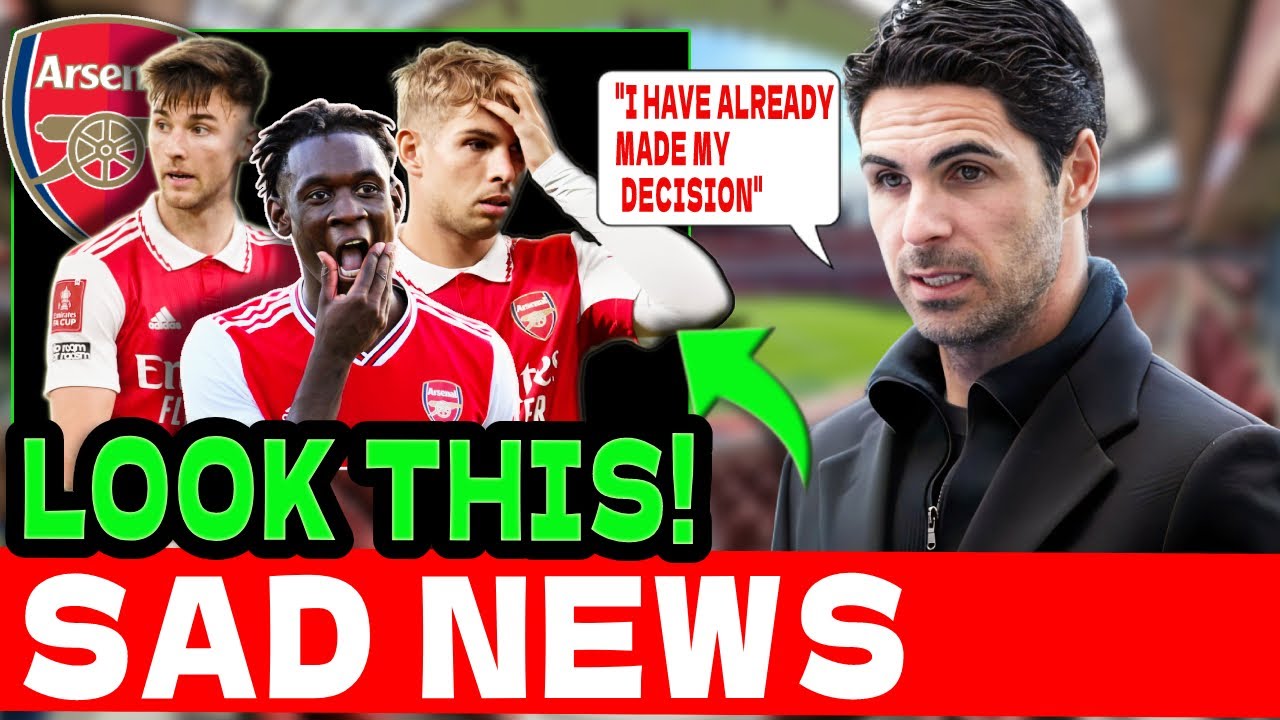 😱 ️LOOK AT THIS!SAD NEWSSO NO ONE EXPECTED ARSENAL FC LATEST NEWS TODAY ...
