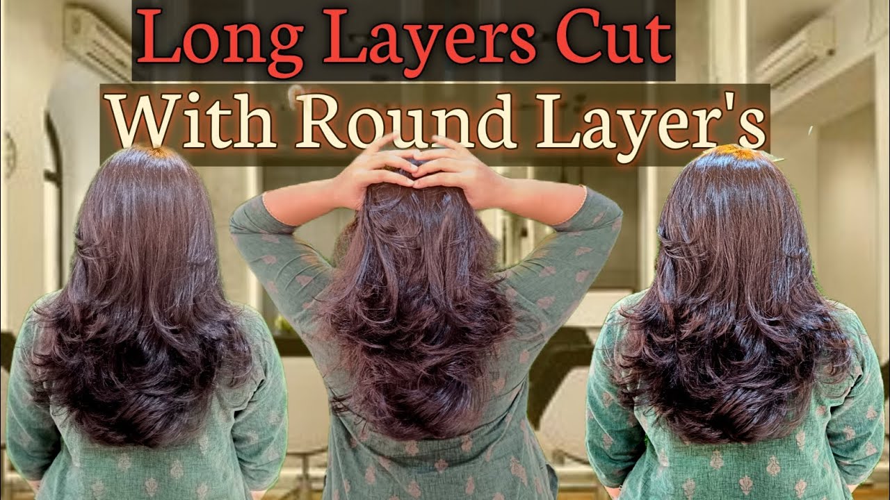 Jaw-Dropping Long Round Multi-Layer Haircut Transformation|Round ...