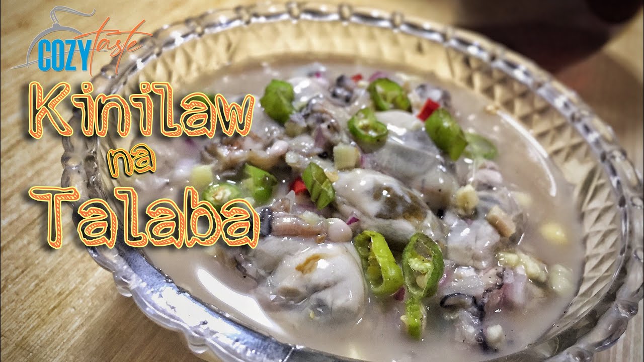 KINILAW na TALABA (Oysters Ceviche) - YouTube