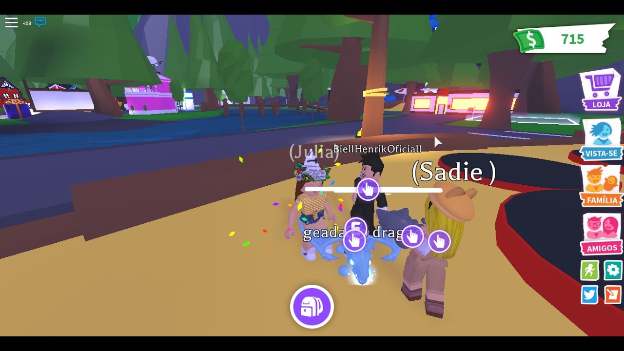 Encontrei o biel henrique(adopt me roblox) - YouTube