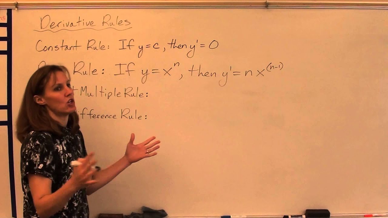 Price AP Calculus AB 2-2a part 1 - Derivative Rules and Shortcuts - YouTube