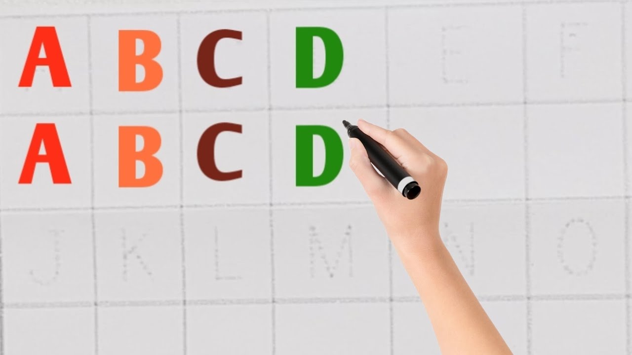Learning Capital letters (part 2) 🔠 Learning colours name # ...