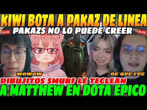 😲KIWICHAN BOTA a PAKAZS de su LINEA, Pakaz NO LO PUEDE CREER! DIBUJITOS SMURF le teclean al GOTTO😲